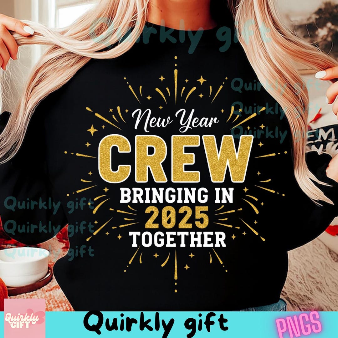 New Year Crew 2026 Funny Party Group PNG - Etsy Australia