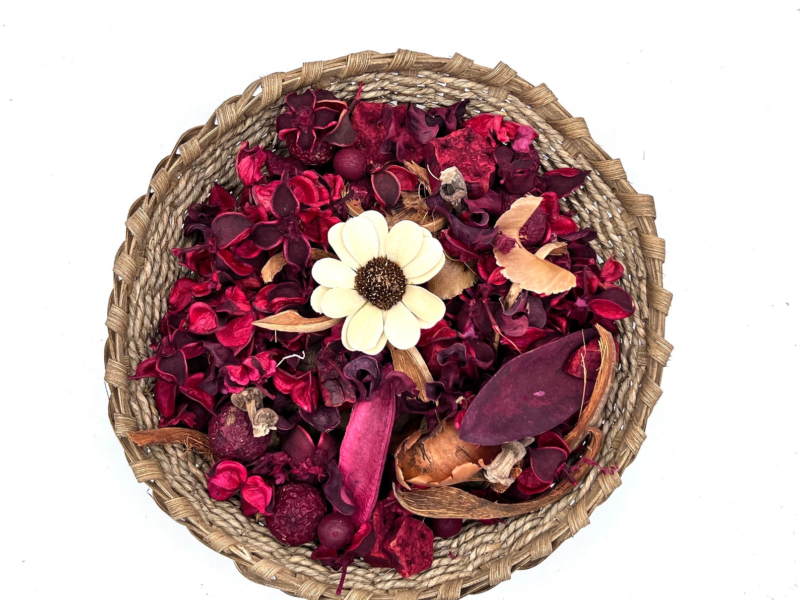 Handcrafted Potpourri , Ready to Scent, Red Mix, Tabletop Decor - Etsy