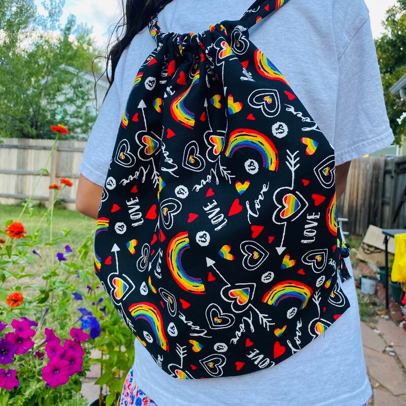 Drawstring Backpack - Etsy