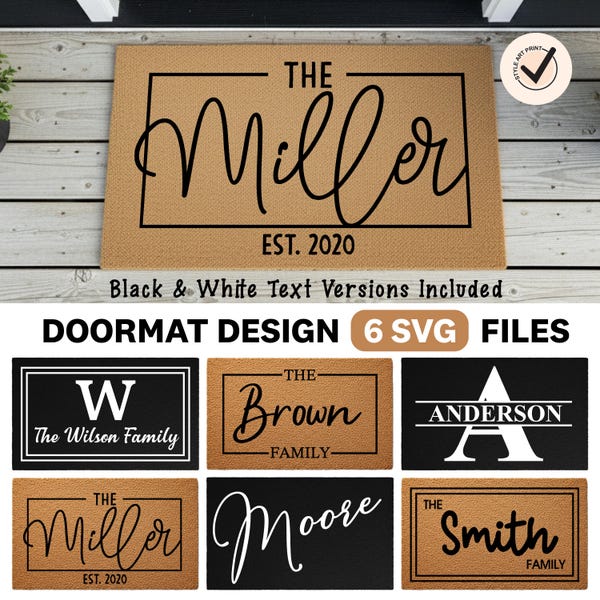 Door Mat Svg - Etsy