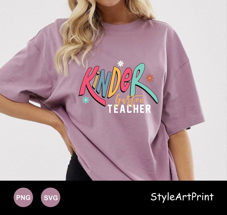 Kindergarten Png and Svg, Kindergarten Teacher Shirt Png Svg ...