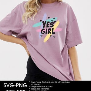 Lovely Svg , Yes Girl Svg, Thinking Svg, Dream Svg, 4 Patterns Can Be ...