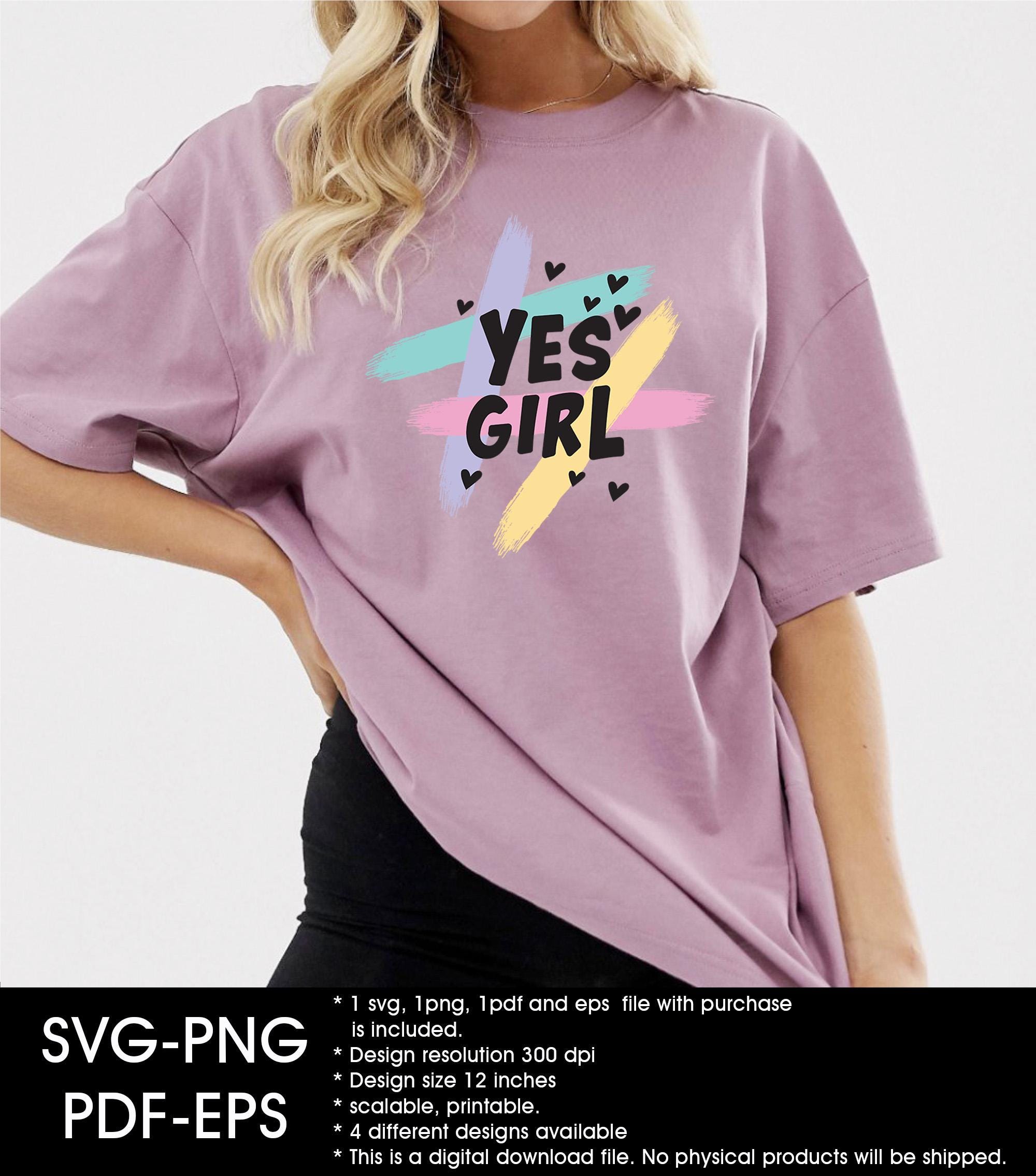 Lovely Svg , Yes Girl Svg, Thinking Svg, Dream Svg, 4 Patterns Can Be ...