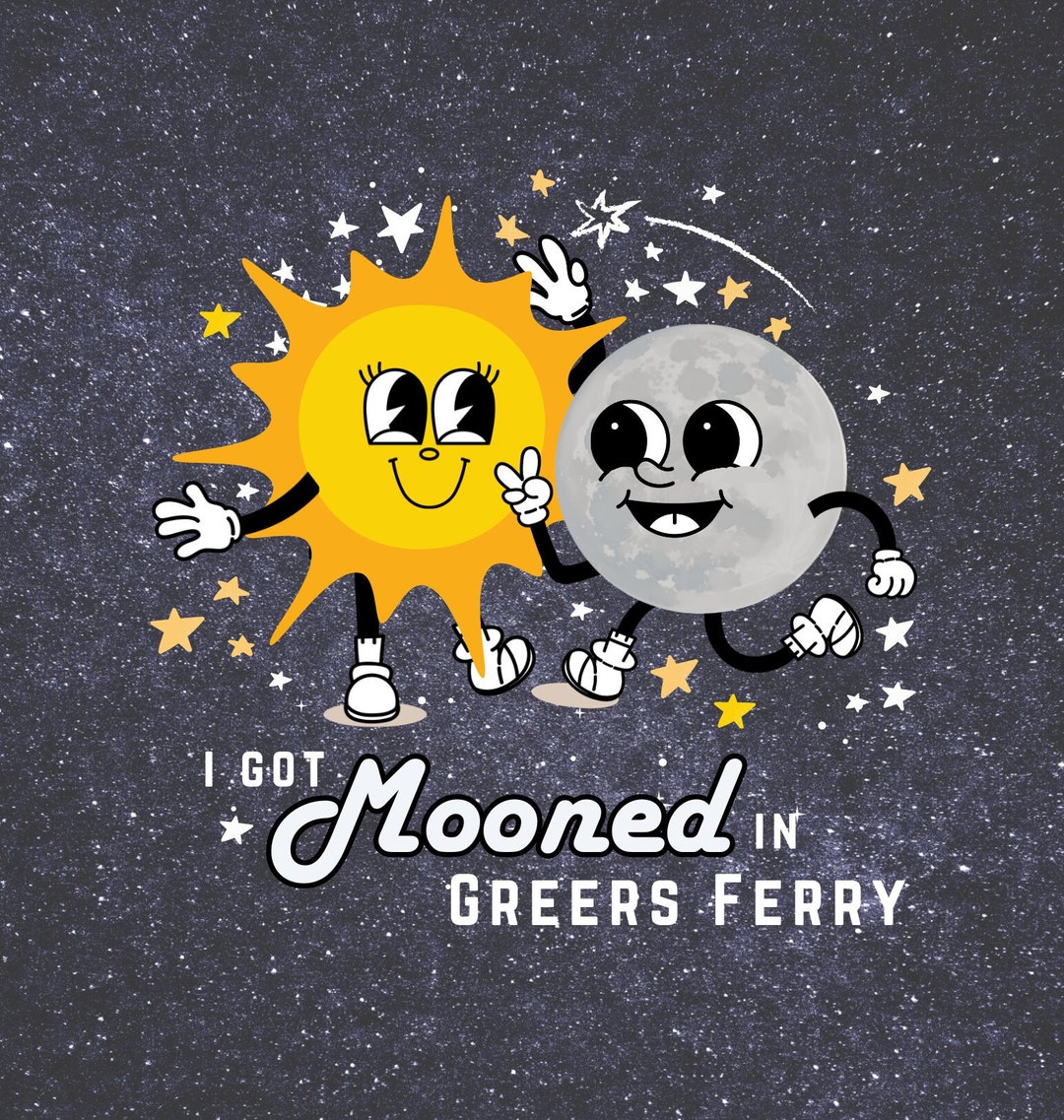 Mooned Custom City Name Eclipse Design File I Got Mooned Solar Eclipse ...