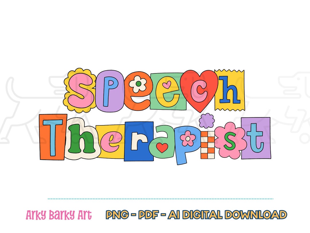 Speech Therapist PNG | Speech Therapist Shirt Design | School Therapist ...