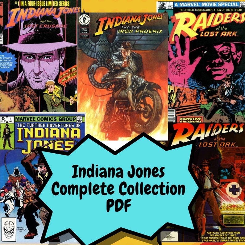 Indiana Jones Comics Book - Etsy