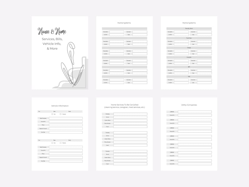 End of Life Planner Printable, Legacy Planning, 49 Page Guide (PDF) - Etsy