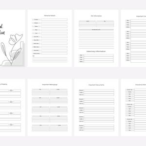 End of Life Planner Printable, Legacy Planning, 49 Page Guide (PDF) - Etsy