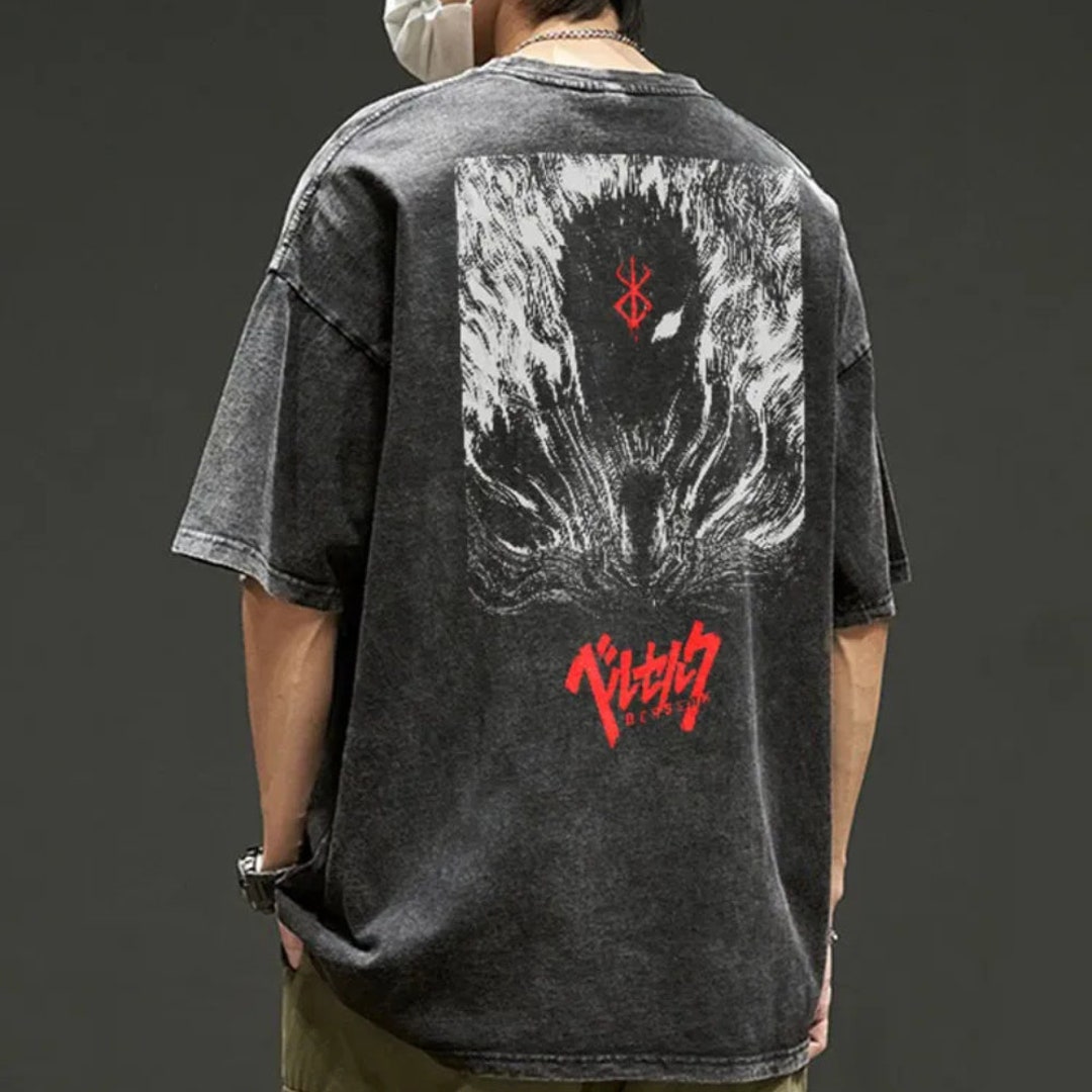 Gym Pump Cover, Anime T-shirts, , Women Men Harajuku Tops Tees. Berserk ...