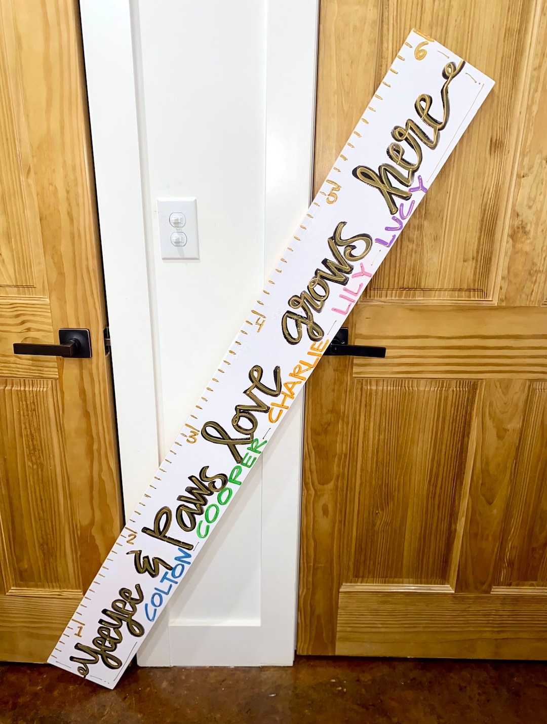 Personalized, Hand Painted Growth Charts - Etsy