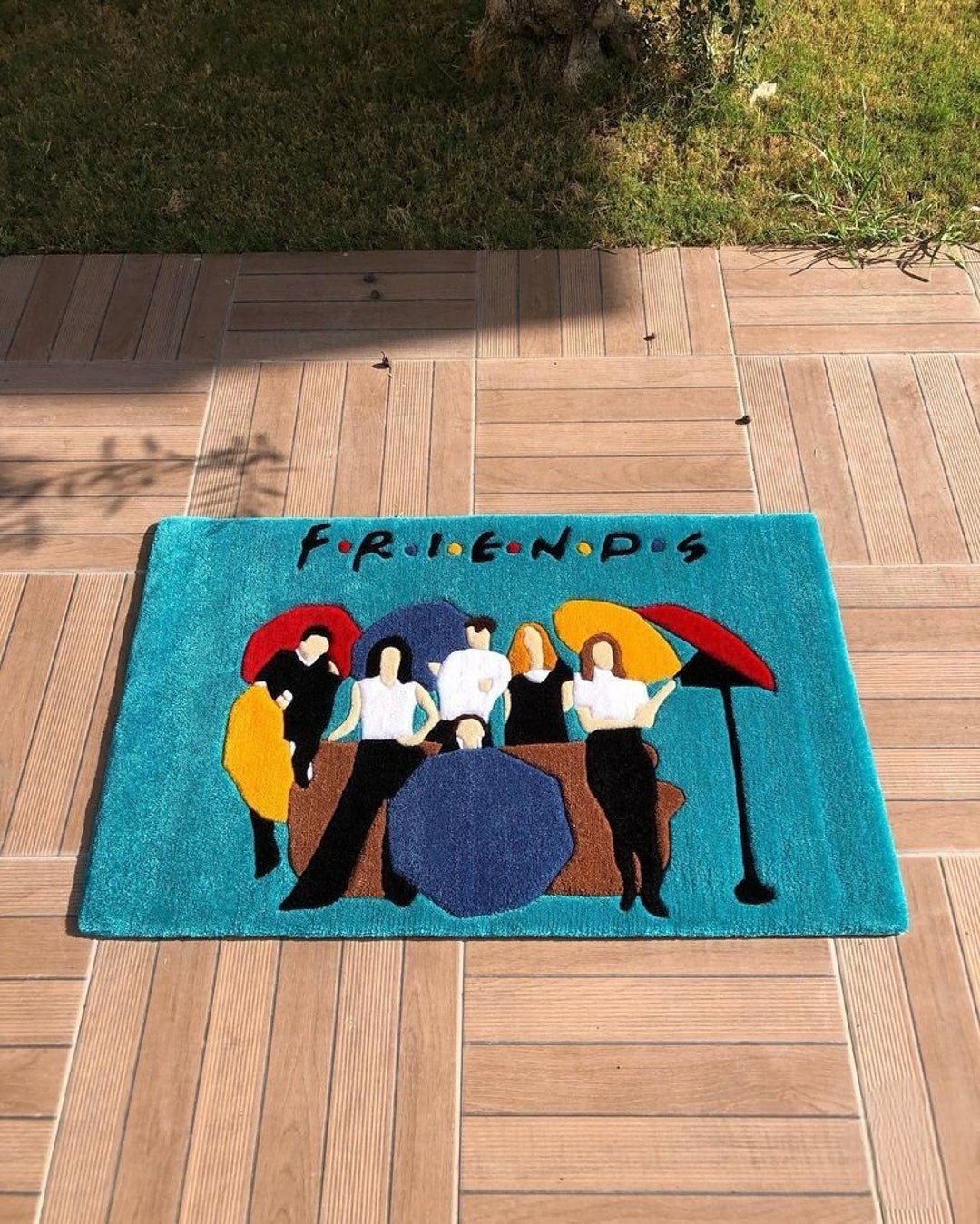 Friends TV Show Rug / Custom Handmade Tufted - Etsy