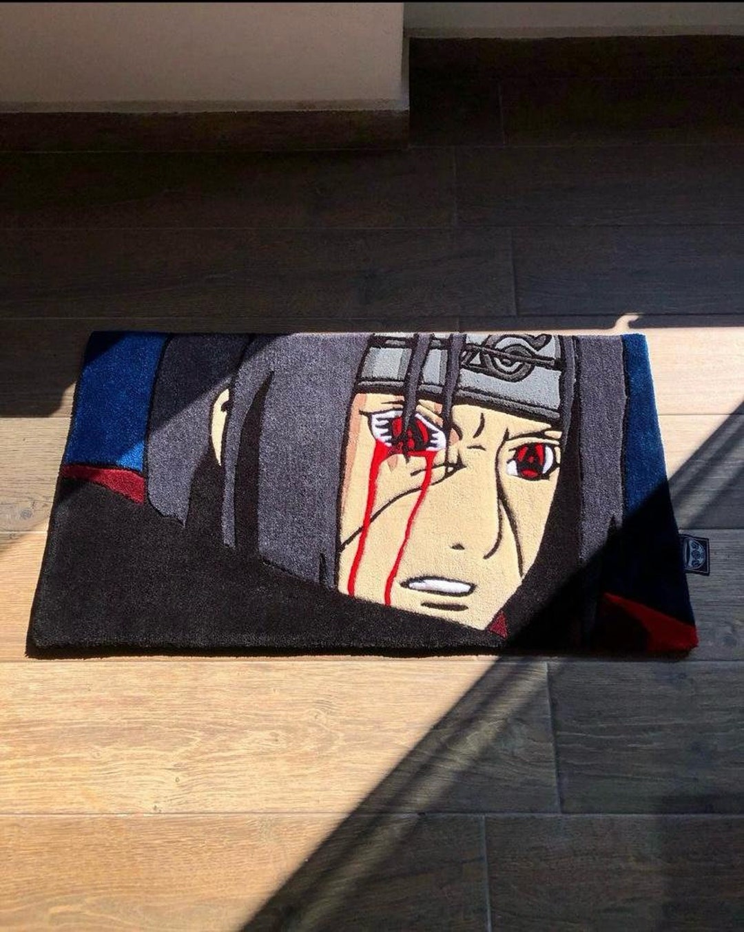 3d Tufted Custom Rug, Handmade Rugs, Itachi Uchiha Rug, Custom Handmade ...