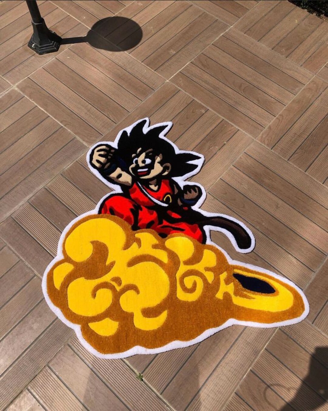 Dragon Ball Anime Son Goku 3D Tufted Rug Handmade Cotton Home Accent - Etsy