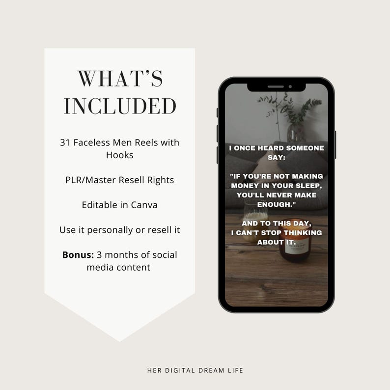 Faceless Men Reels MRR With Hooks, Dark Aesthetic Men Video, Done for ...