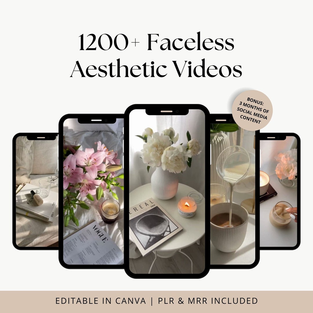 Faceless Digital Marketing Aesthetic Stock Videos, Instagram Reels ...