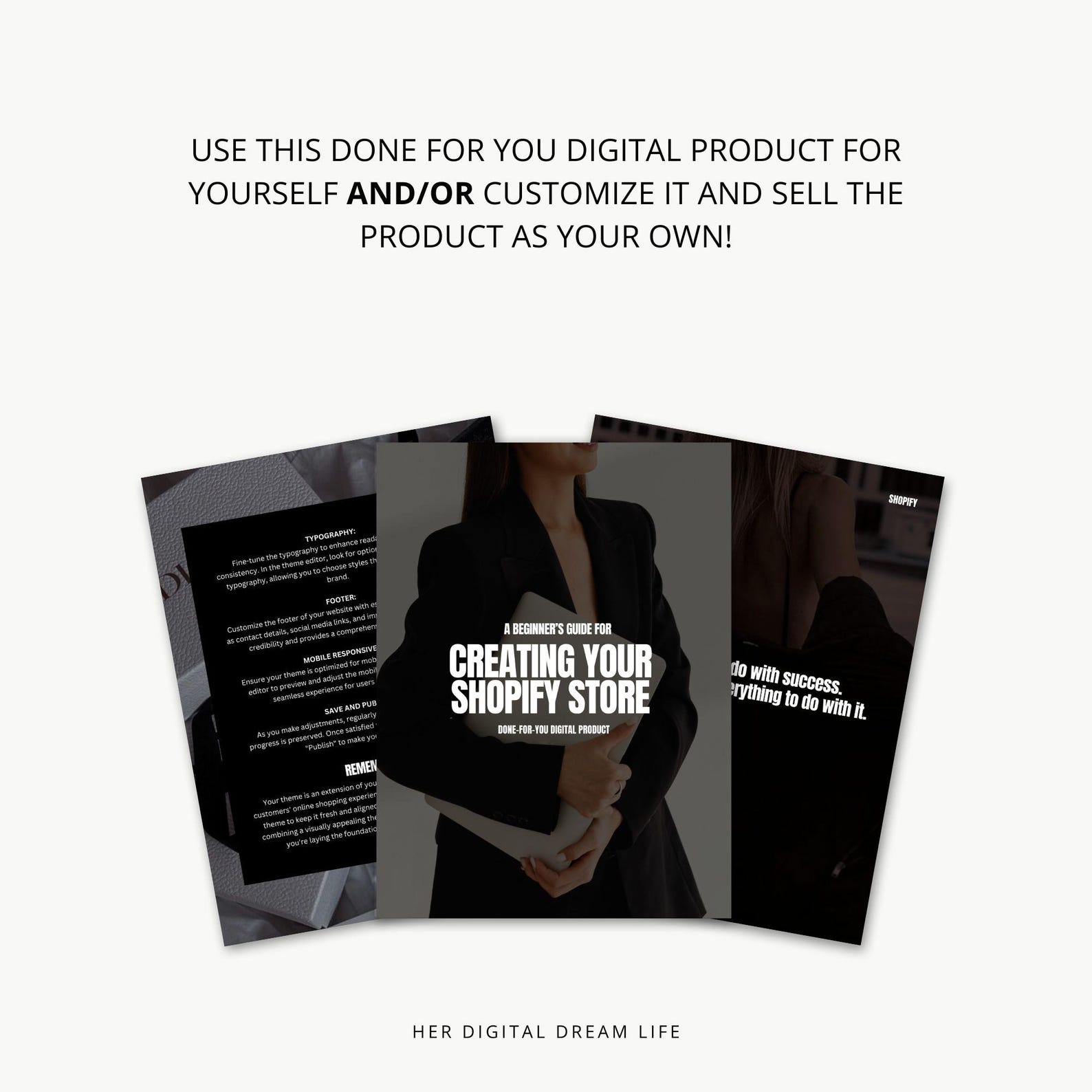 Creating Your Shopify Store Guide With Master Resell Rights (MRR) and ...