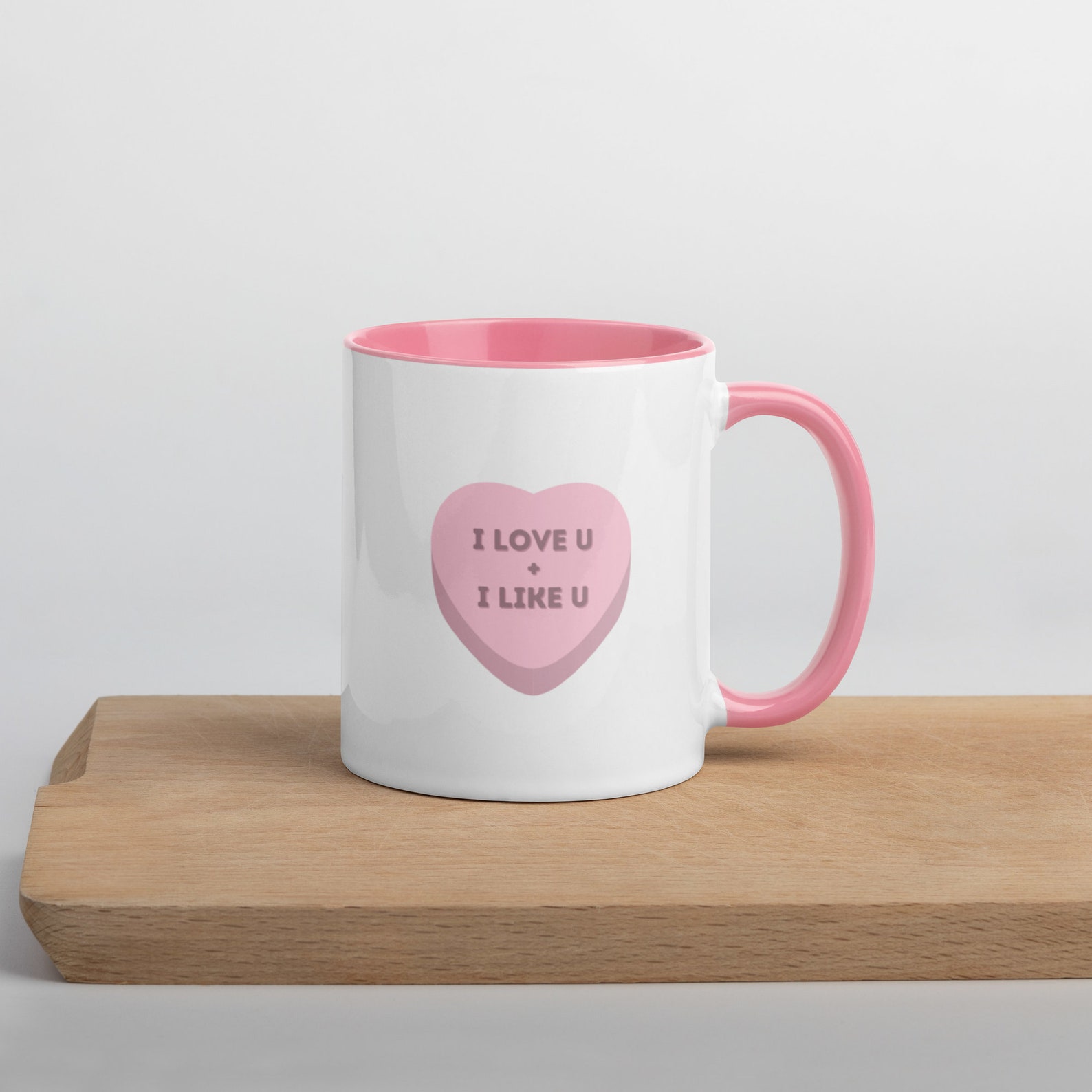 I Love U + I Like U Mug, Parks & Recreation Coffee Mug, Valentines ...