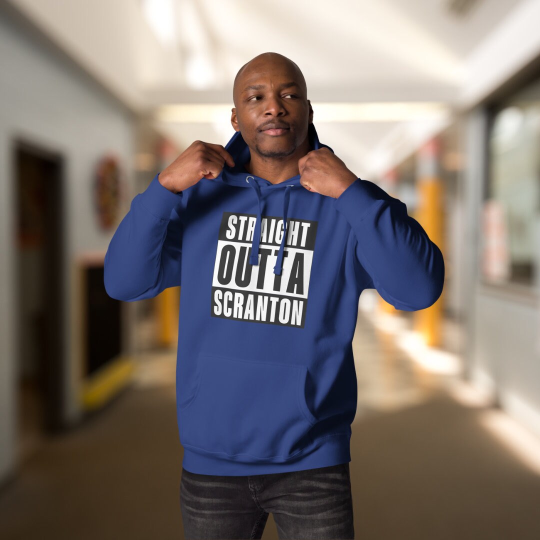 Straight Outta Scranton: the Office Hooded Sweatshirt - Etsy