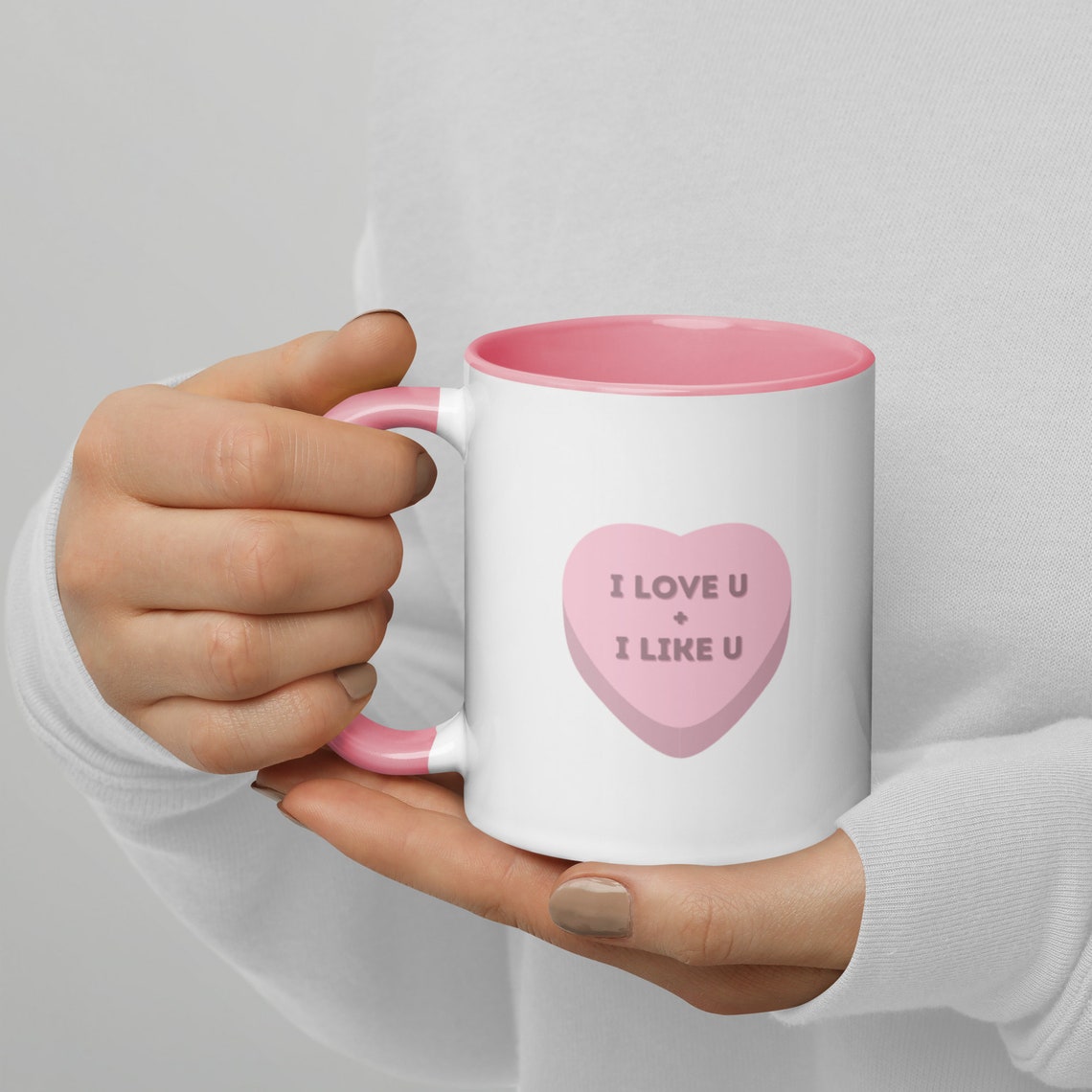 I Love U + I Like U Mug, Parks & Recreation Coffee Mug, Valentines ...