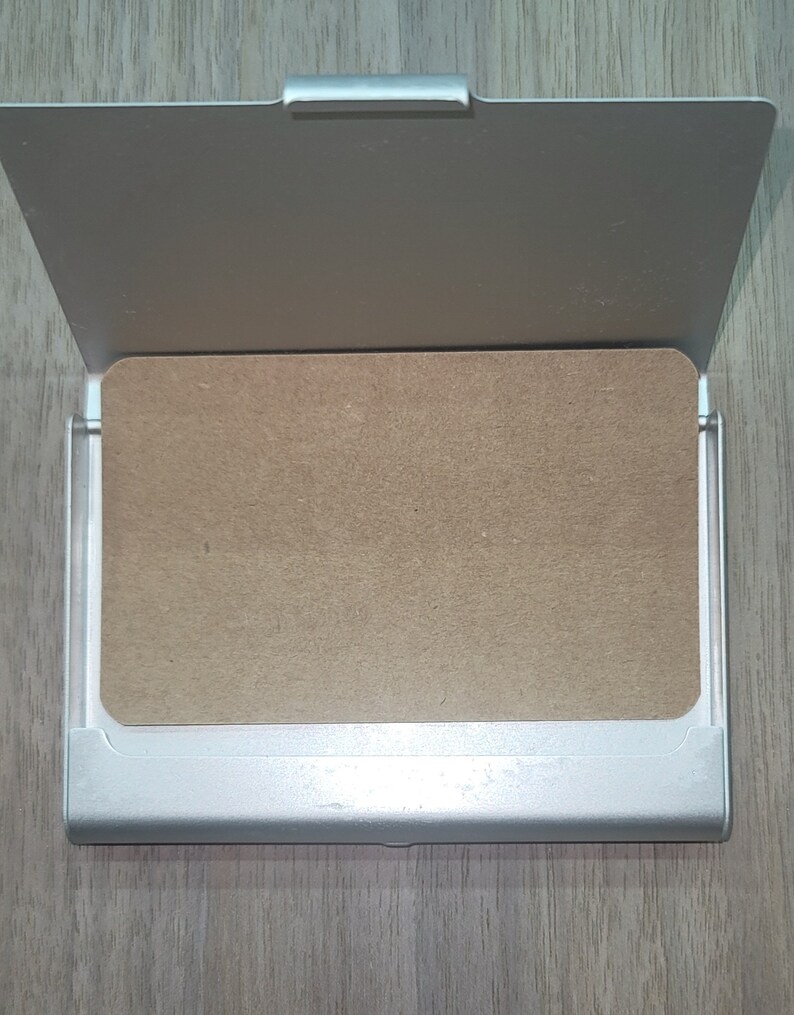 A "fully Accomplish" Contact Card Holder - Etsy