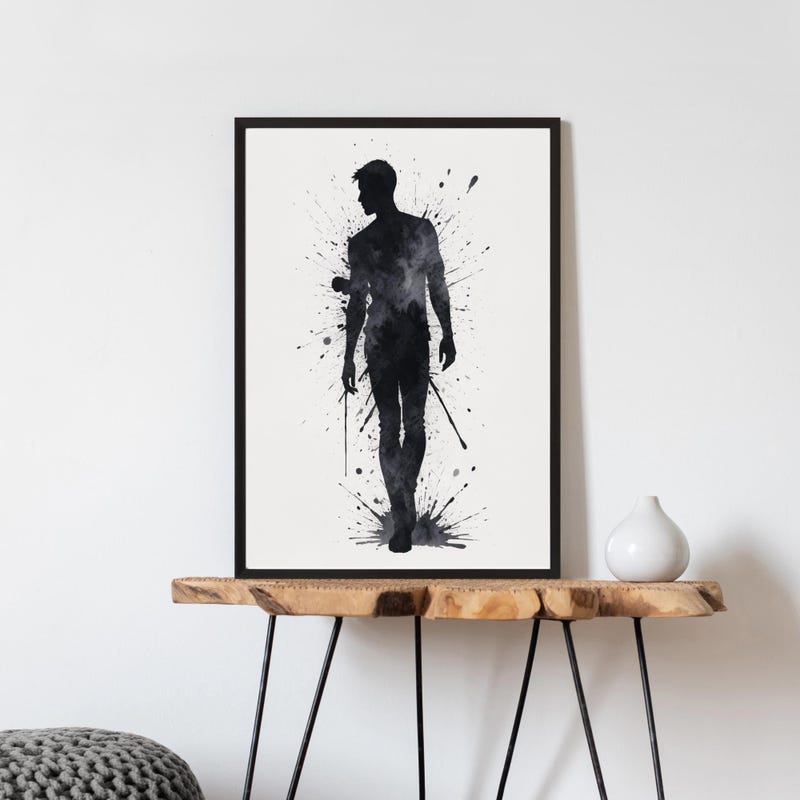 Abstract Male Figure - Etsy