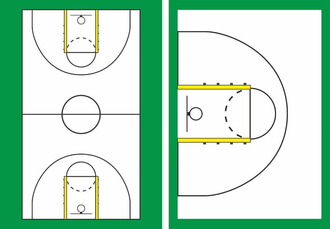 Basketball Tactics Board - Etsy