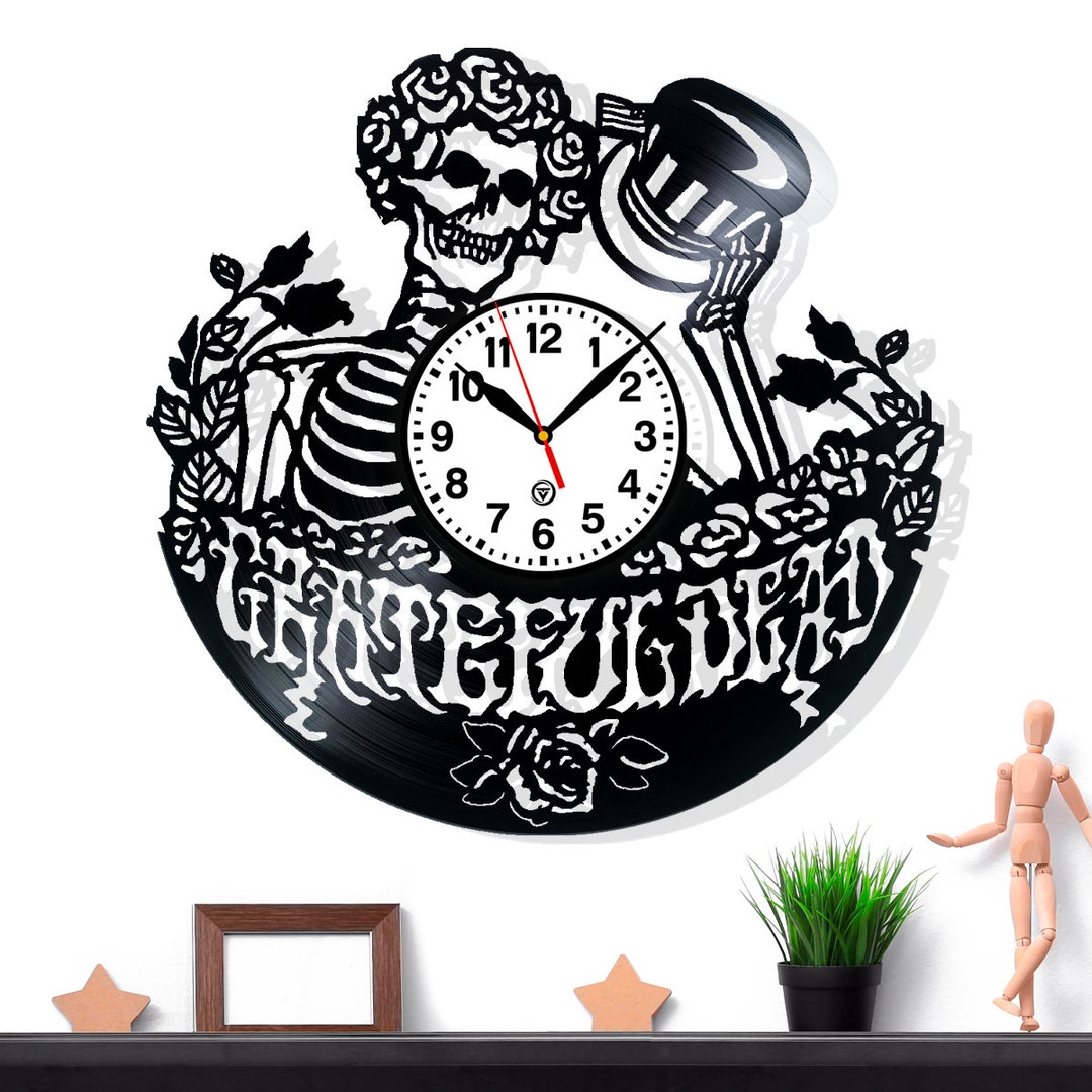 Vinyl Wall Clock Unique Psychedelic Rock Decor for Fans - Etsy