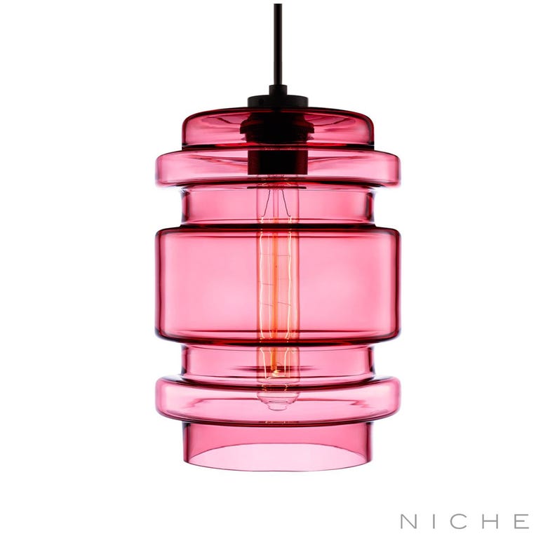 Delinea Pendant Light From Niche - Handblown Glass - Made in the USA - Etsy