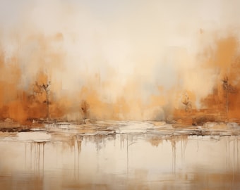 Earth Tones 4, Digital Art, Range of Sizes, Office/home Decor, Abstract ...