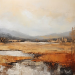 Earth Tones 3, Digital Art, Range of Sizes, Office/home Decor, Abstract ...