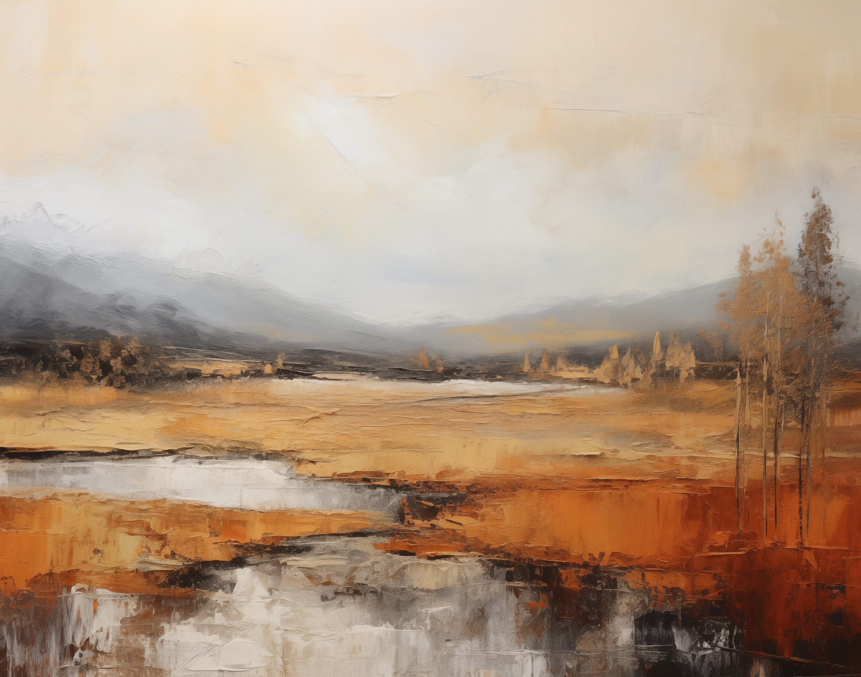 Earth Tones 3, Digital Art, Range of Sizes, Office/home Decor, Abstract ...