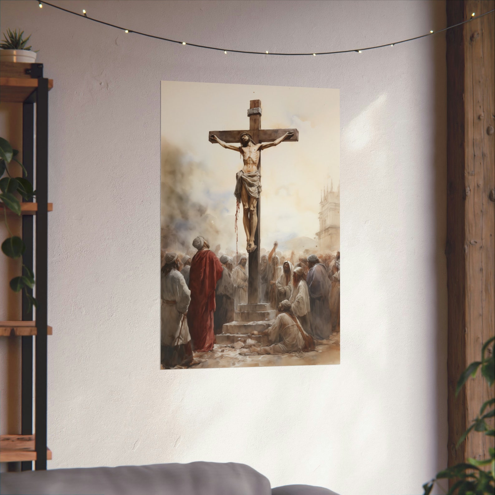 Matte Vertical Posters, crucifixion, Jesus Crucified, Giclee, Christian ...