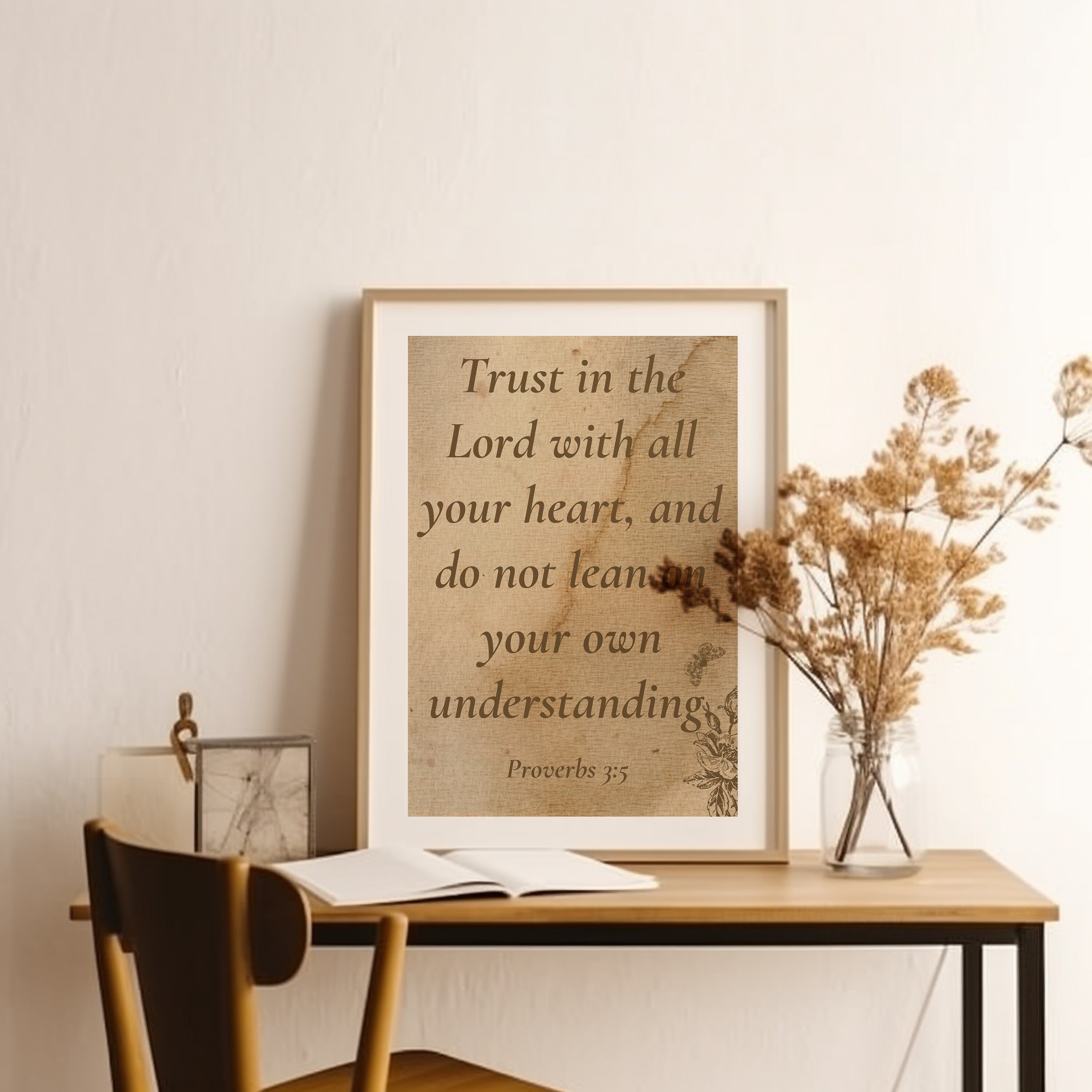 Proverbs 3:5 Trust in the Lord... Inspirational Digital Art, Range of ...