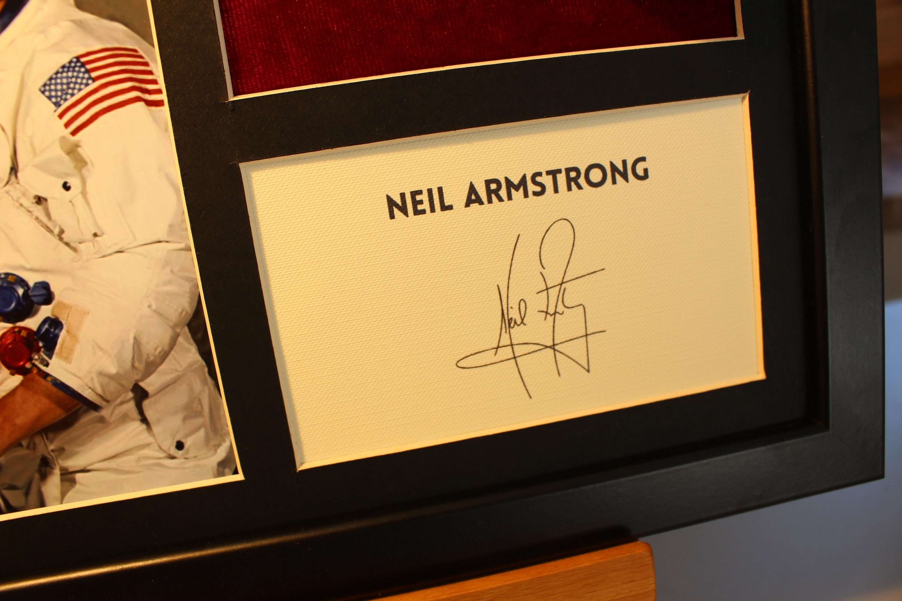 NEIL ARMSTRONG AUTOGRAPH + Piece of the Moon- the Apollo 11 Mission - Etsy