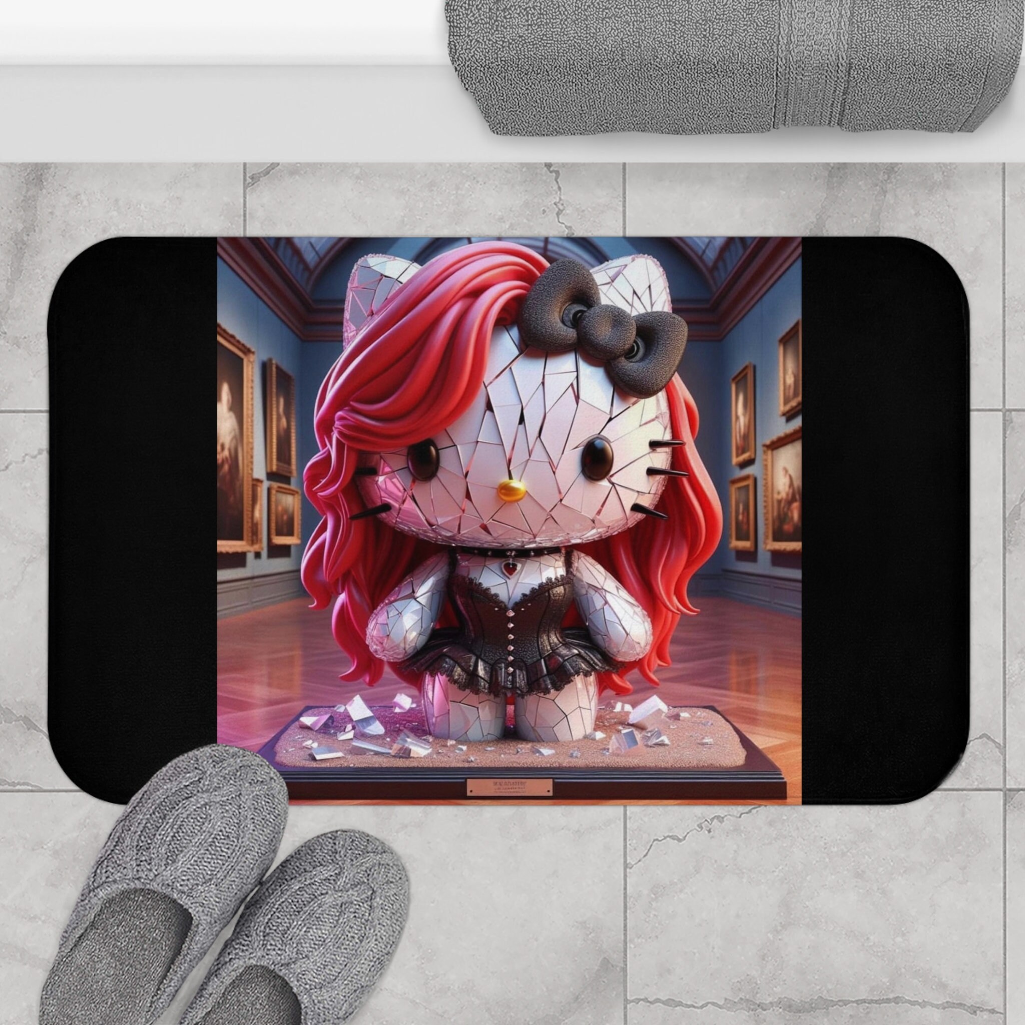 Hello Kitty Bath Mat - Etsy