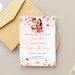 Pink Sreemantham Invite Digital Template, Editable Indian Baby Shower ...