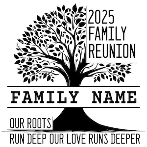 Custom Family Reunion SVG, Our Roots Run Deep Family Reunion SVG ...