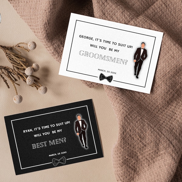 Groomsmen Invitation - Etsy