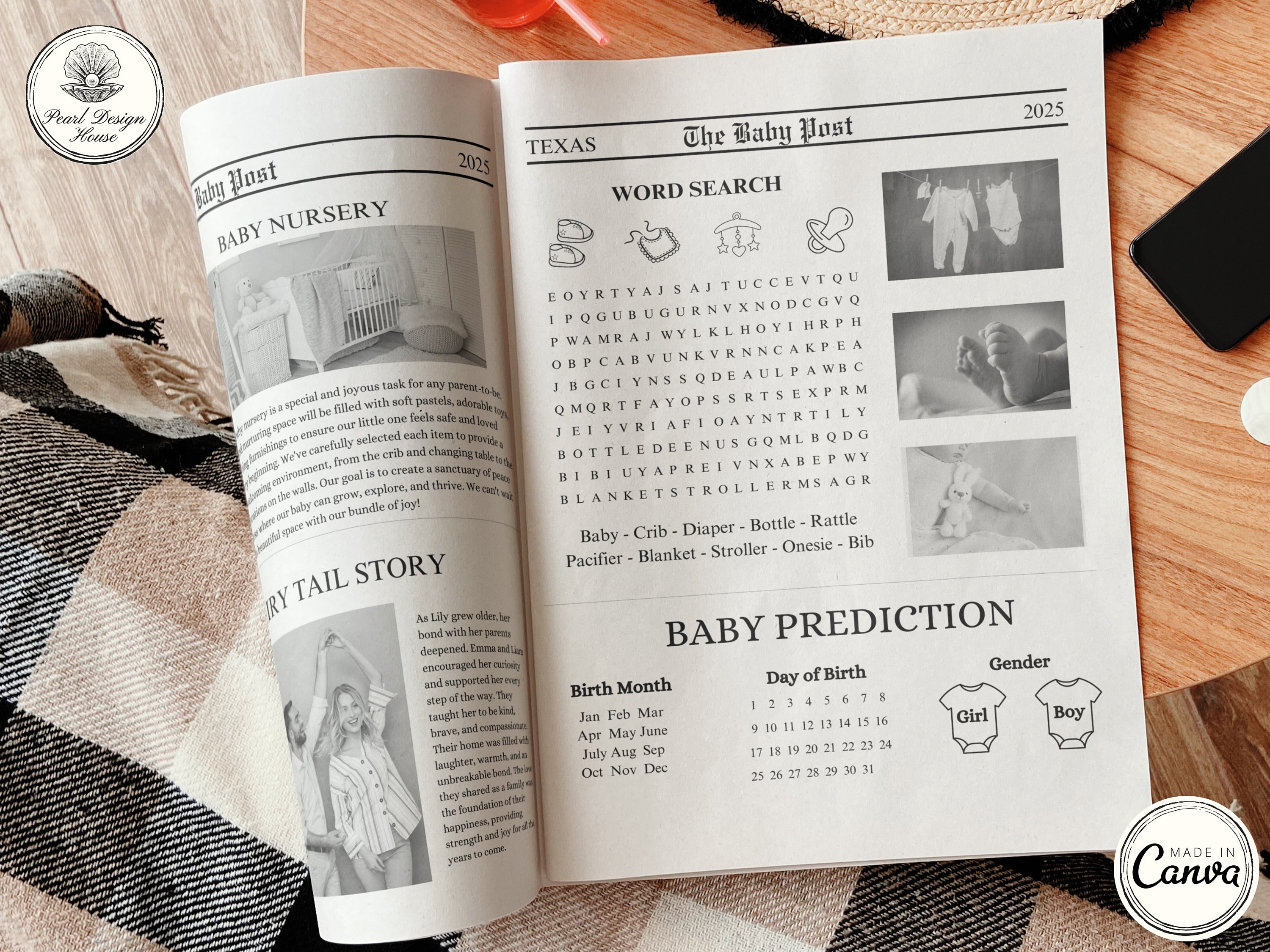Baby Announcement Newspaper, Newspaper Baby Announcement With Photo ...