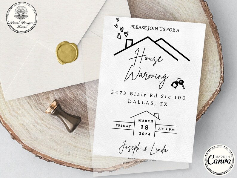 Housewarming Invitation Template, Digital House Warming Invite Video ...