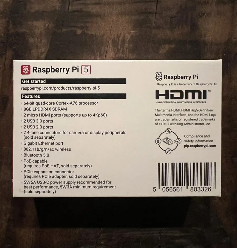 NEW LATEST Pi 5 8GB Raspberry Pi 5 Model B 8GB RAM - Etsy