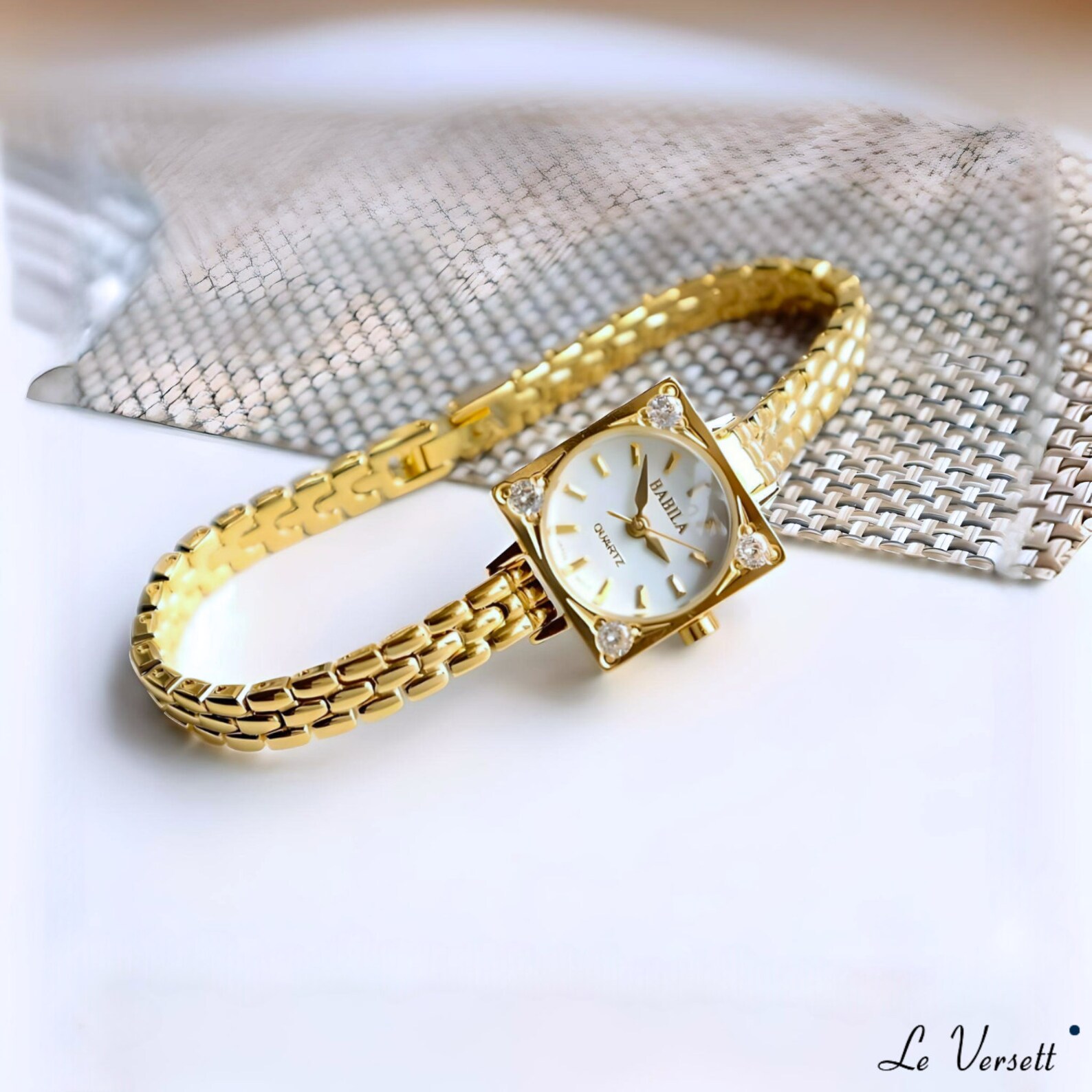 Vintage Square Watch, Womens Gold Watch, Dainty Watch, Cocktail Watch ...