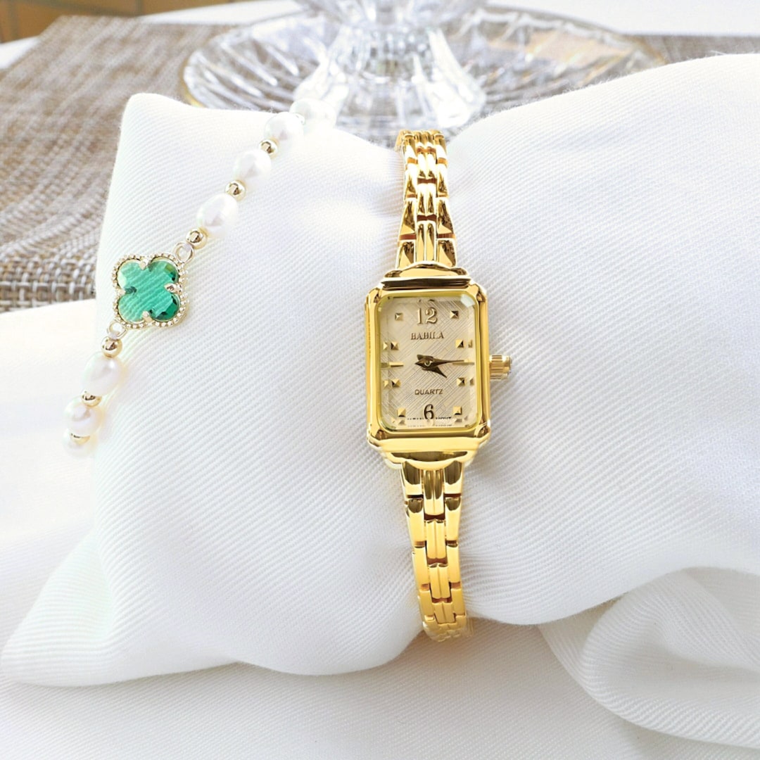 Vintage Gold Watch, Dainty Watch, Vintage Woman Watch, Dainty Gold Watch, Womens Gold Watch ...