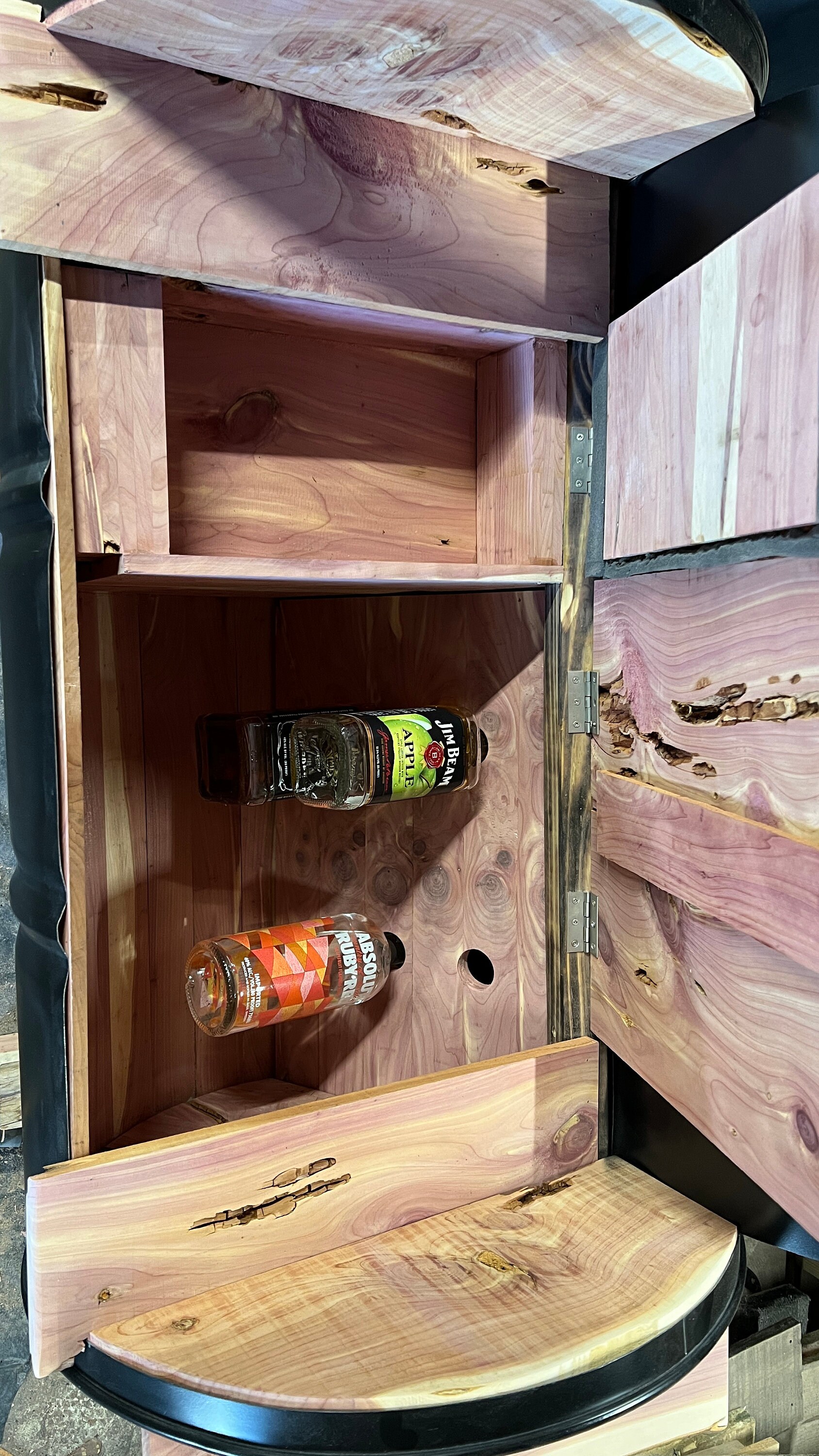 The Barrel Benches Drum Benches Custom Benches Outdoor Benches Barrel ...