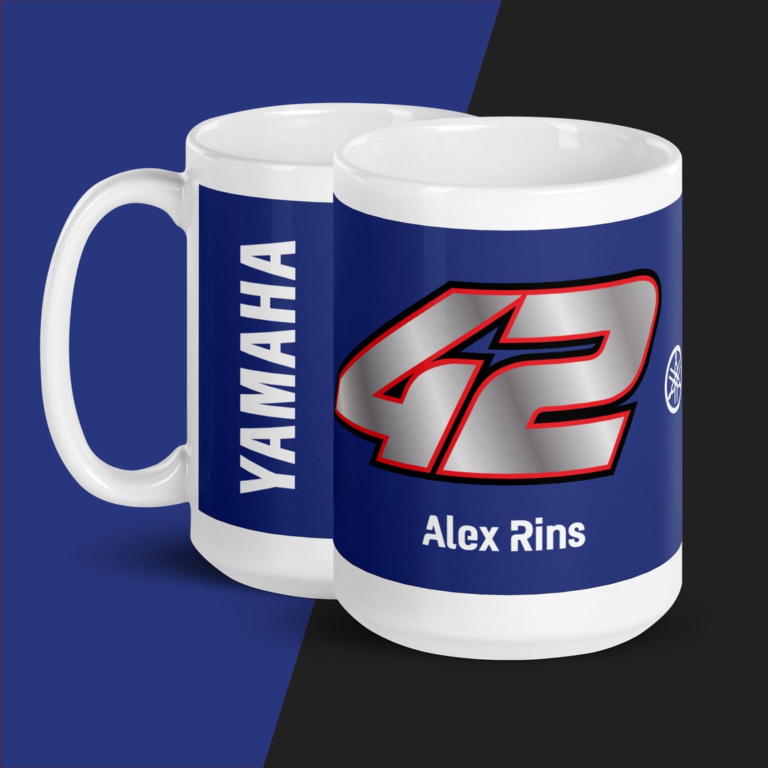 Motogp™ Alex Rins of Yamaha Racing Coffee or Tea Mug | Motorcycle ...