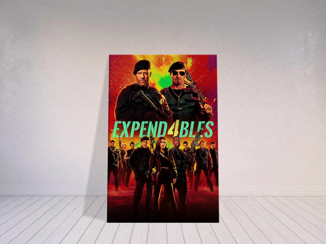 Expend4bles Movie Poster Minimalist Movie Poster, Movie Bathroom Art ...