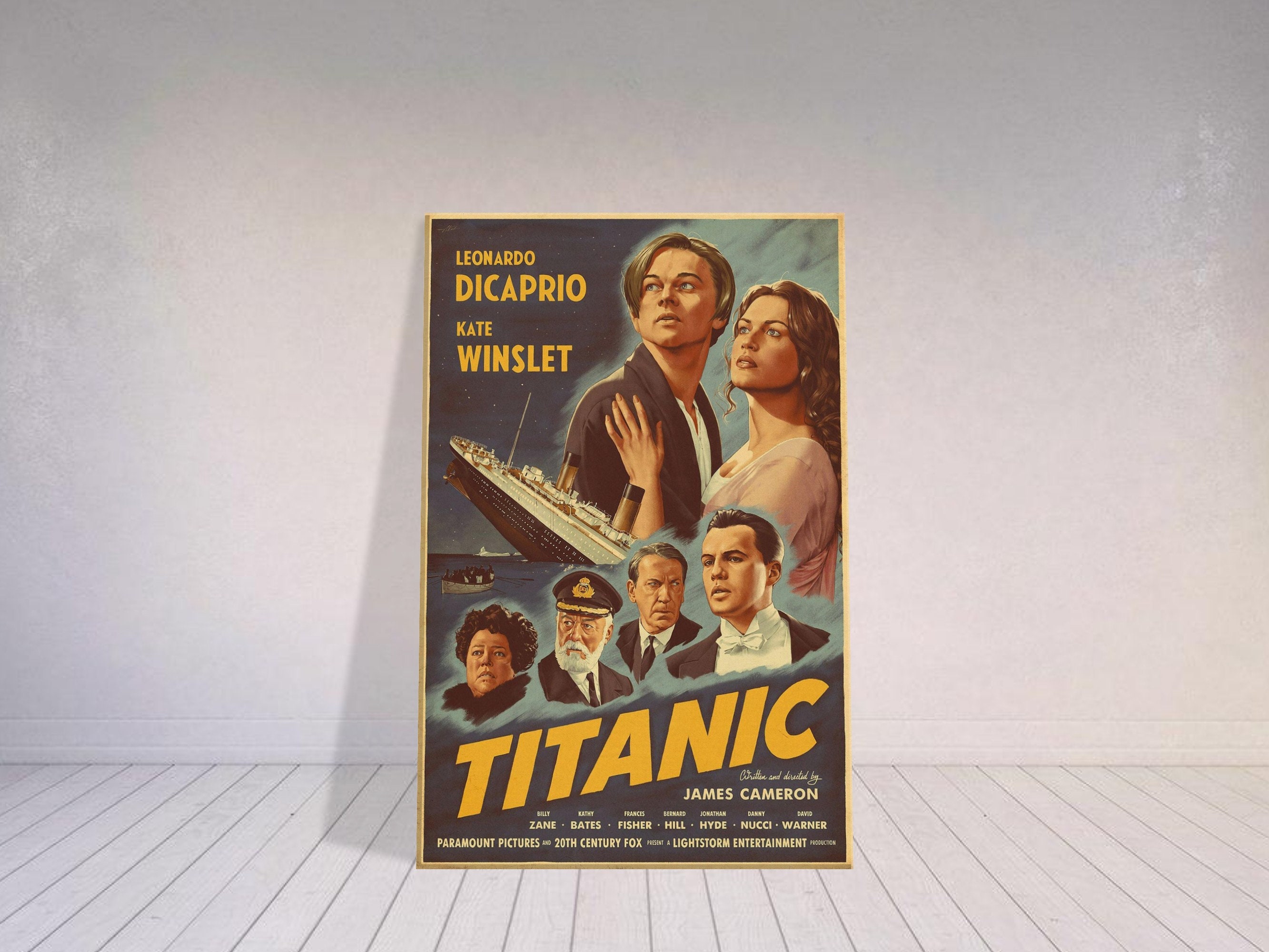 Titanic Poster Minimalist Movie Poster, Movie Bathroom Art, Movie Gift ...