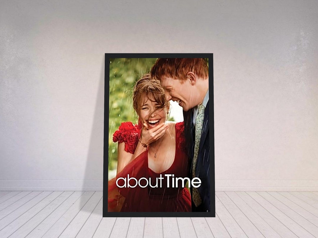 About Time Poster Minimalist Movie Poster, Movie Bathroom Art, Movie Gift - Etsy