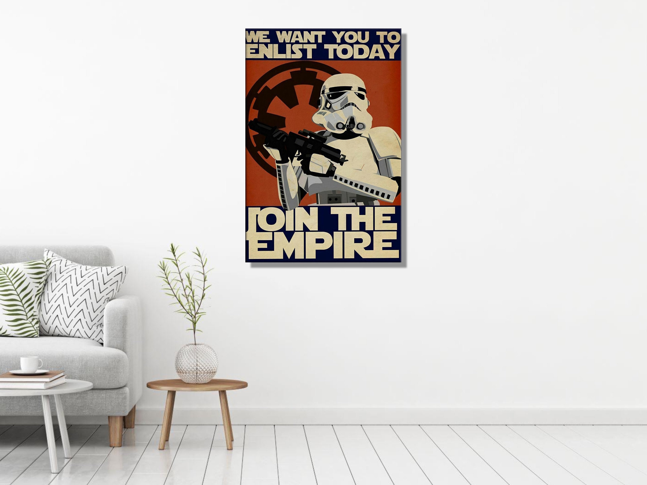 Star Wars Propaganda Poster Minimalist Movie Poster, Movie Bathroom Art ...