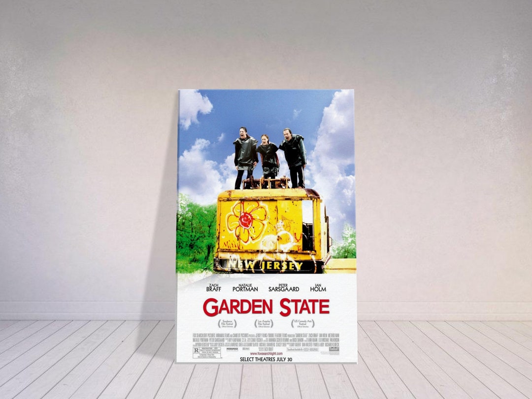 Garden State Movie Poster Minimalist Movie Poster, Movie Bathroom Art ...